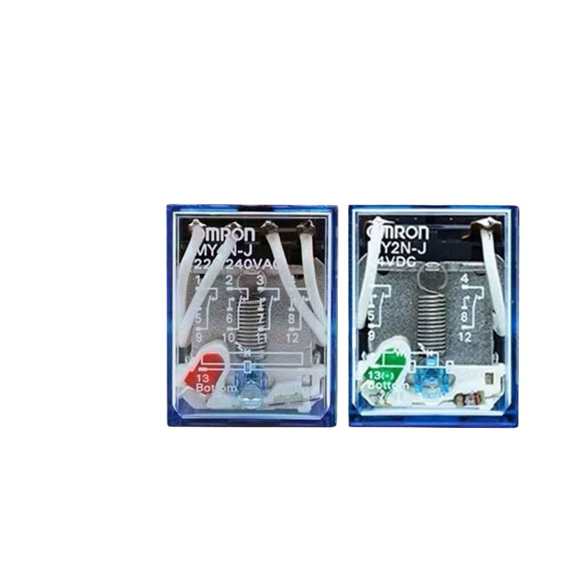 Omron small intermediate relay MY2N-J DC24V MY4N-J LY4N-J LY3N-J AC220V | Shopee Philippines