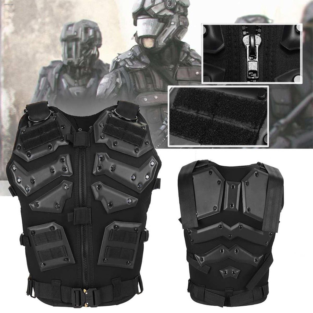COD☆Airsoft Military Tactical Vest Molle Hunting Combat Body Armor Vest ...