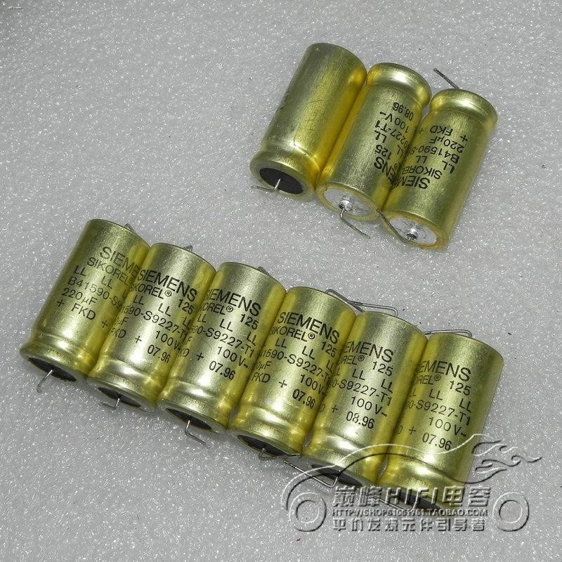 Pabrika☆COD☆Germany SIEMENS SIKOREL Siemens 100V220UF gold axial ...