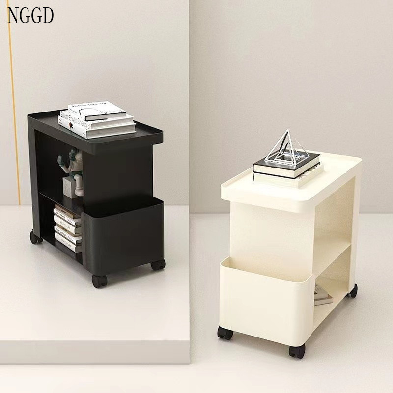 Ins Style New Style Living Room Sofa Side Table with Wheels Nordic ...