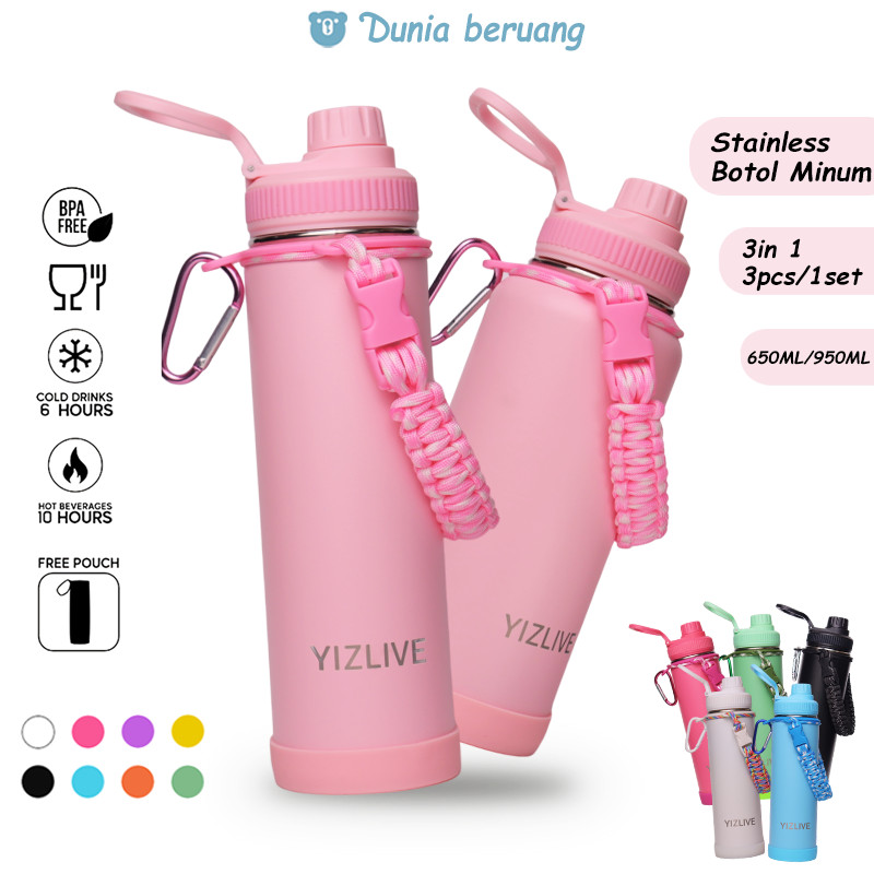 TERMOS Sports Tumbler Water Bottle Spill-Proof Stainless Tumbler Drinking Bottle 650ML/950ML Hot ...