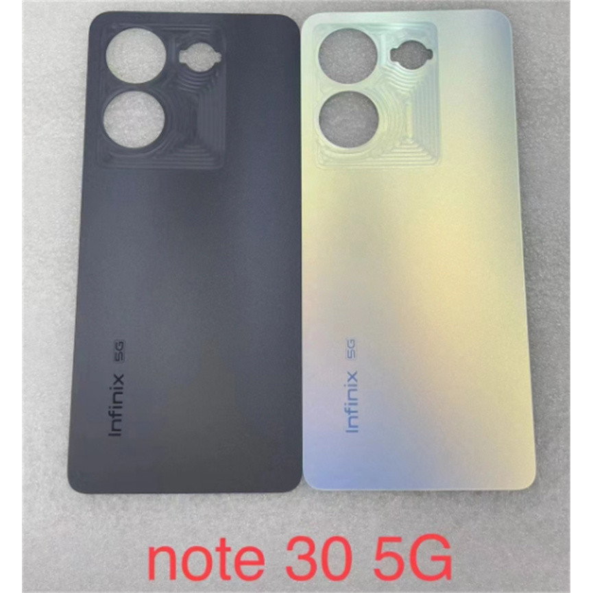 For Infinix Note 30 5G X6711 Glass Back Battery Cover Housing Case ...