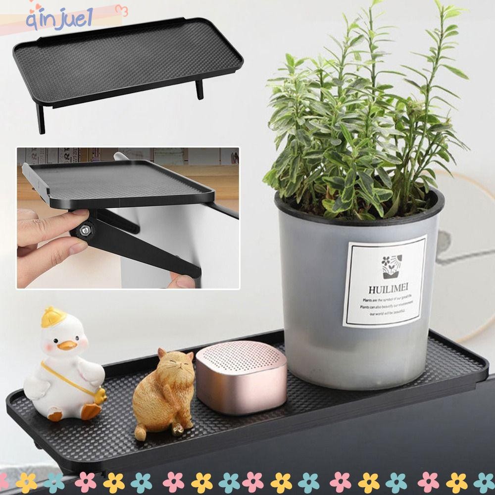 QINJUE1 Computer LCD Display Rack, ABS Adjustable TV Screen Shelf ...