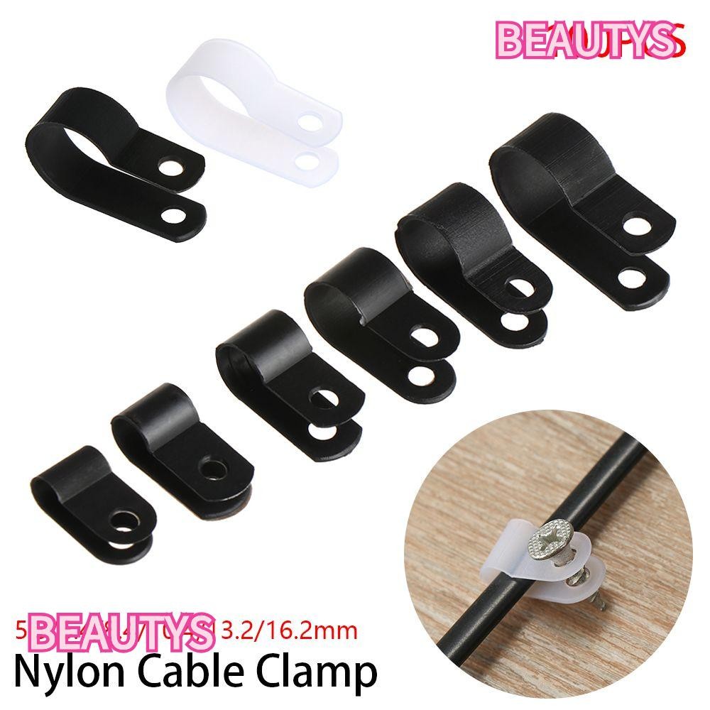 BS 100PCS Nylon Cable Clamp High quality Electrical Fittings Hardware ...