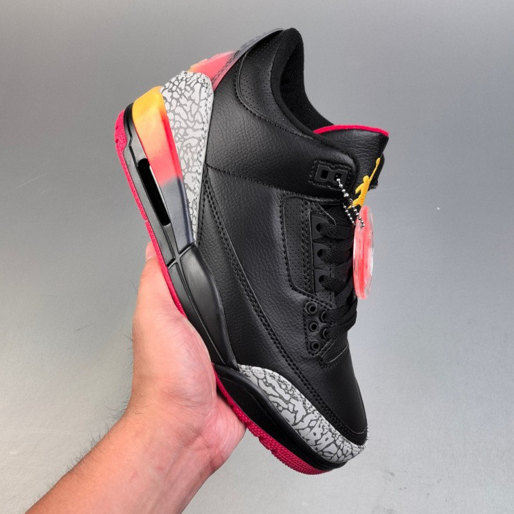 J Balvin x Joe 4 Retro Co-Branded Gradient Black Rainbow Smiley Joint ...