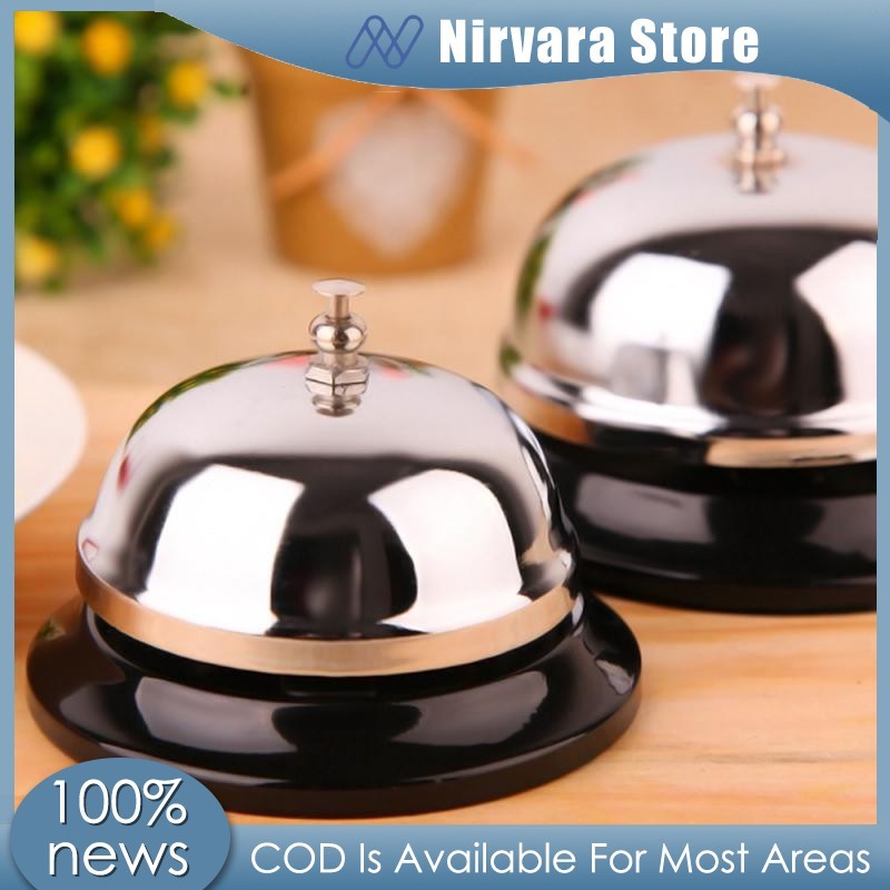 Stainless Steel Service Bell Call Bell Service Ring Kitchen Hotel Bell ...