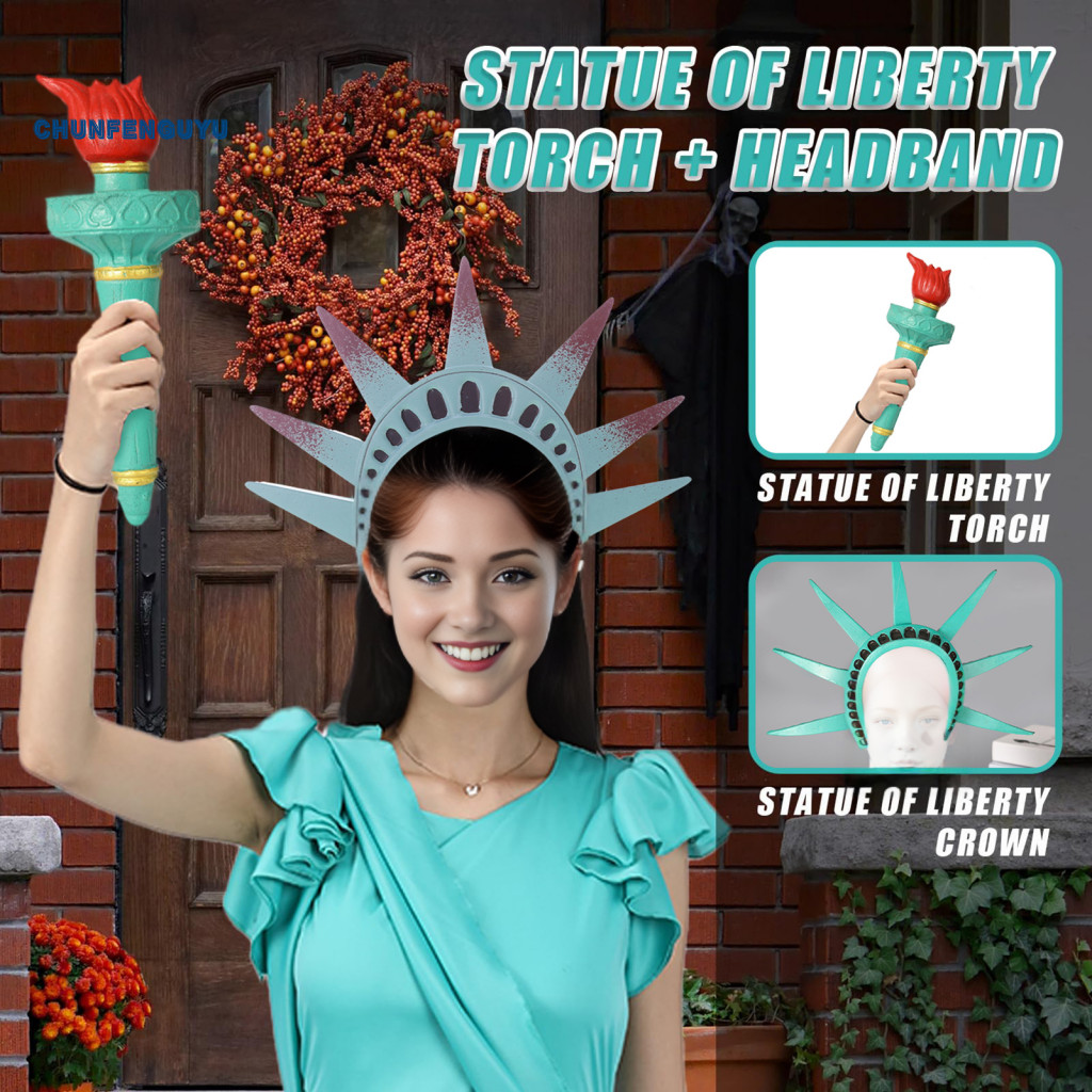 Instantly Recognizable Statue of Liberty Look Statue of Liberty Cosplay ...