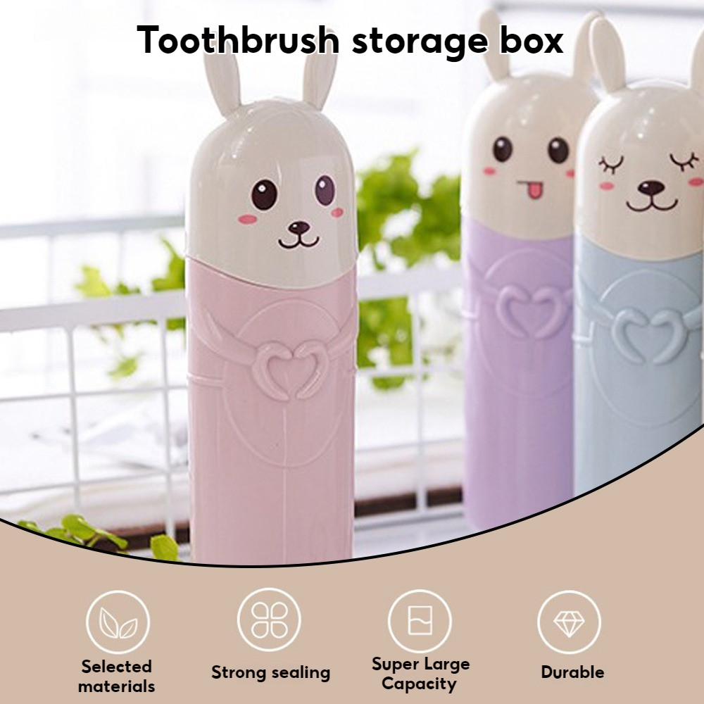 Portable Travel Tooth Brush Case Protect Toothbrush Cover Storage Box ...
