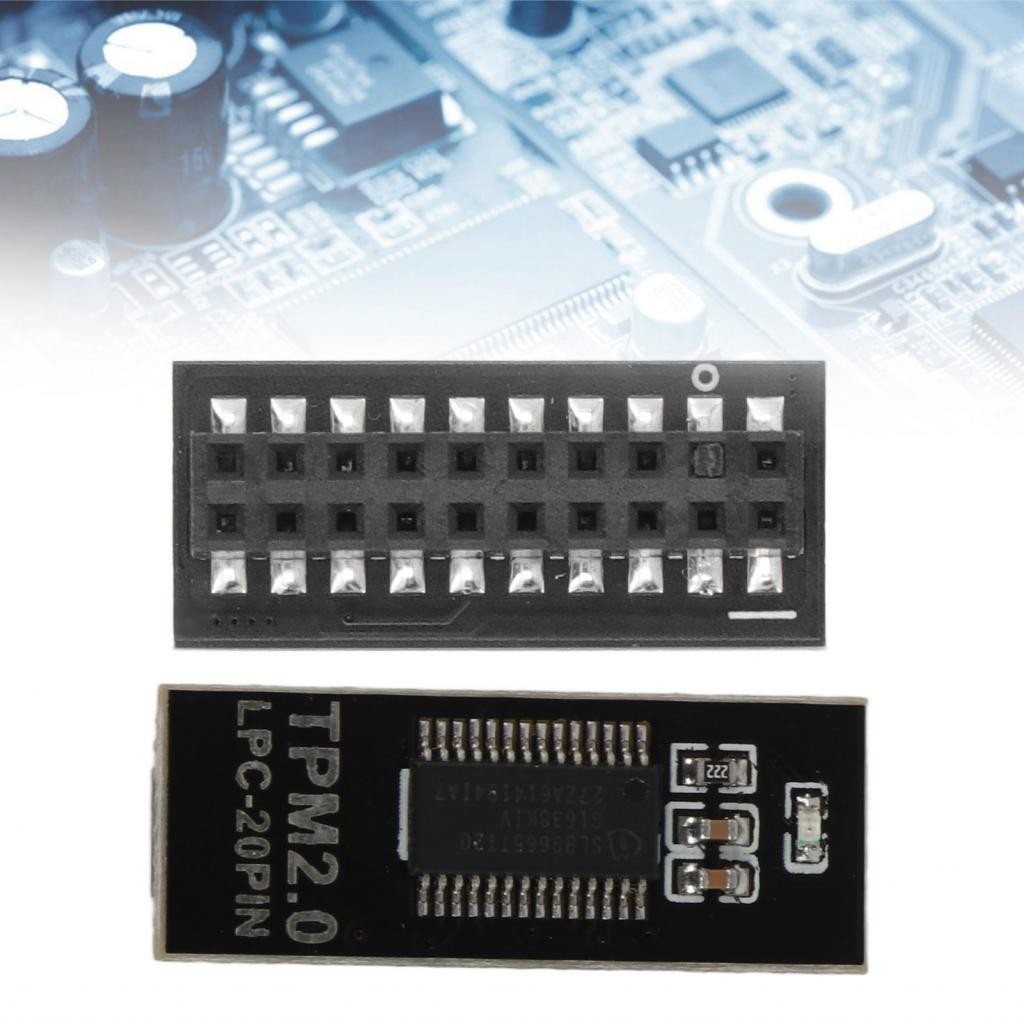 TPM 2.0 Module LPC Interface 20Pin Remote Card Encryption Security Board Ele BEL | Shopee ...