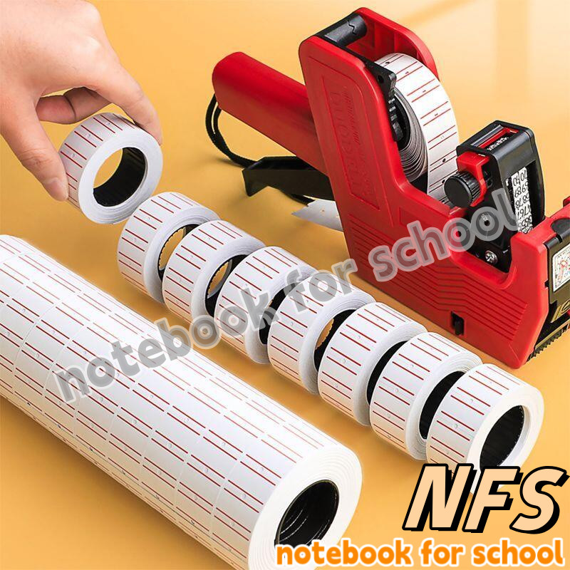 NFS 4000PCS High Quality Price Tag White Sticker Price Tag Label ...
