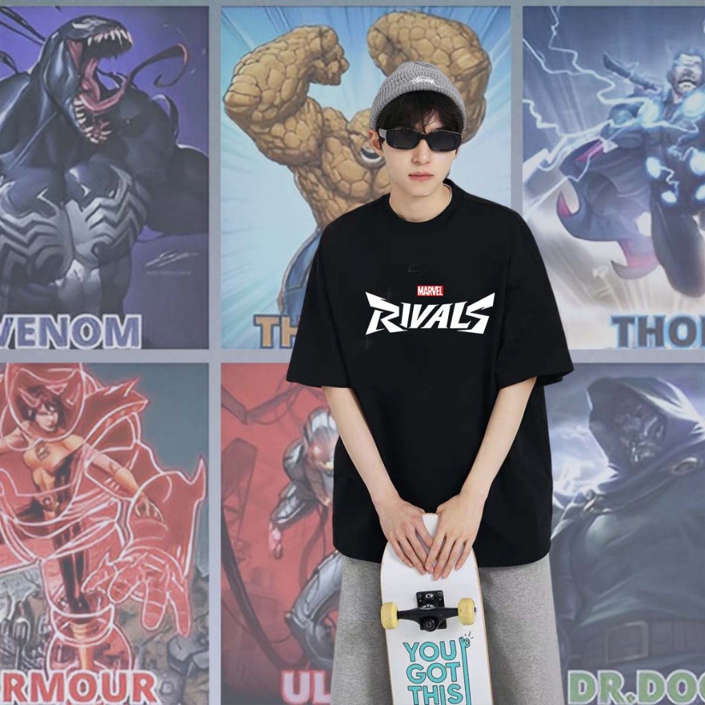 Marvel Rivals T-shirt 02 Cotton 1 Fabric Can Be Worn By Both Men ...