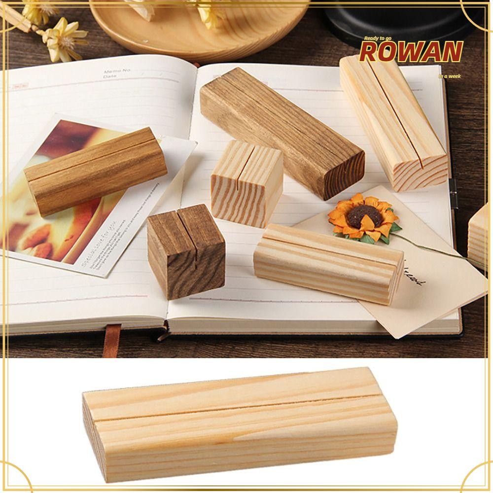 RW-HOME Table Numbers Holder Crafts Romantic Paper Clamp Picture Cards ...