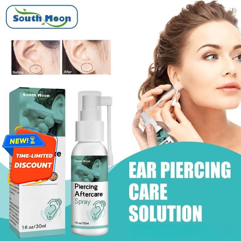Piercing Aftercare Spray Earring Cleaning Solution Shrink Piercing ...