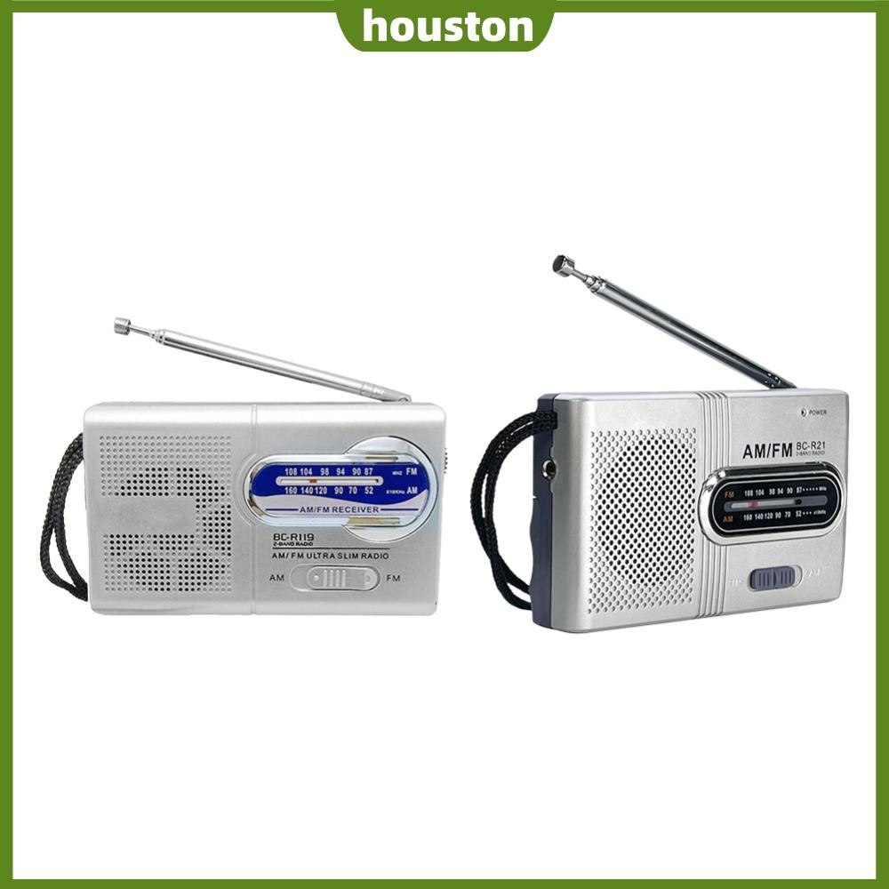 Mini Vintage Radio Battery Powered AM FM Radio Telescopic Antenna Small ...