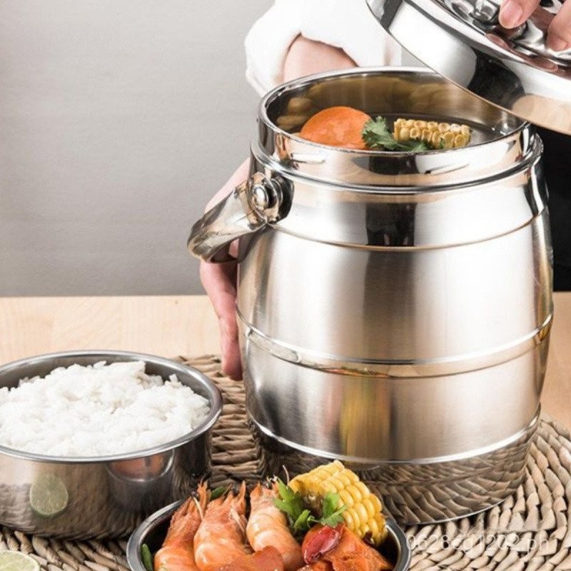 Vacuum Insulated Bucket Adult Insulated Large Capacity Rice Bucket ...