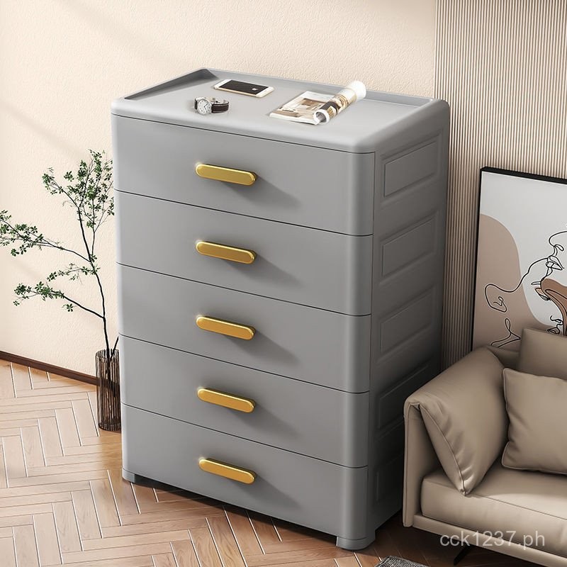 European Style Plastic Storage Cabinet Bedside Drawer Snack Cabinet ...