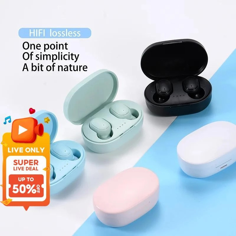 Original A6S TWS Headset Wireless Earphones Bluetooth Headphones Sport ...