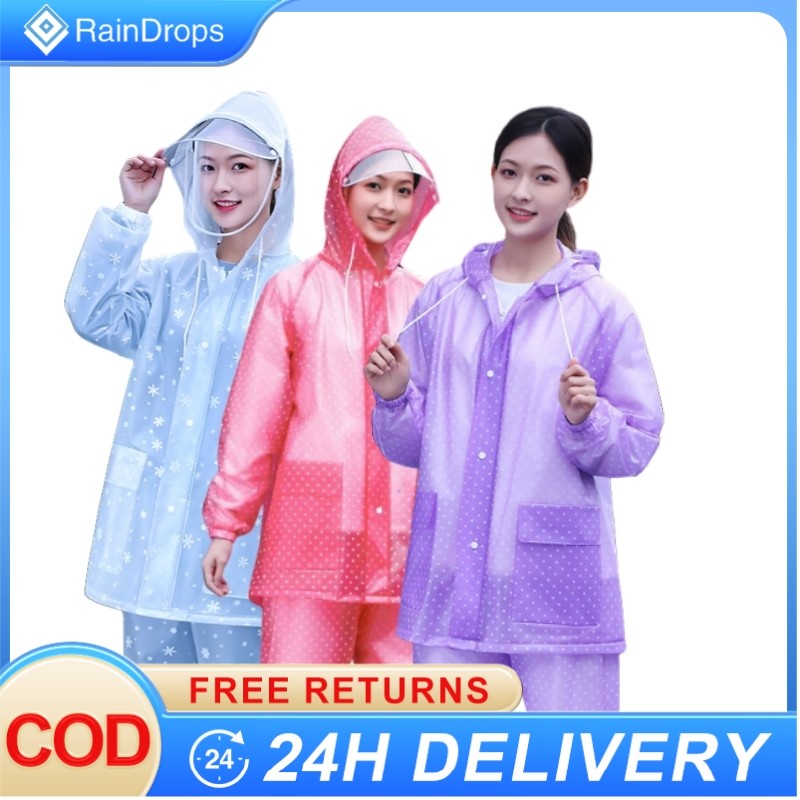 Original Motorcycle Raincoat Kapote Set – Waterproof Jacket & Pants for ...