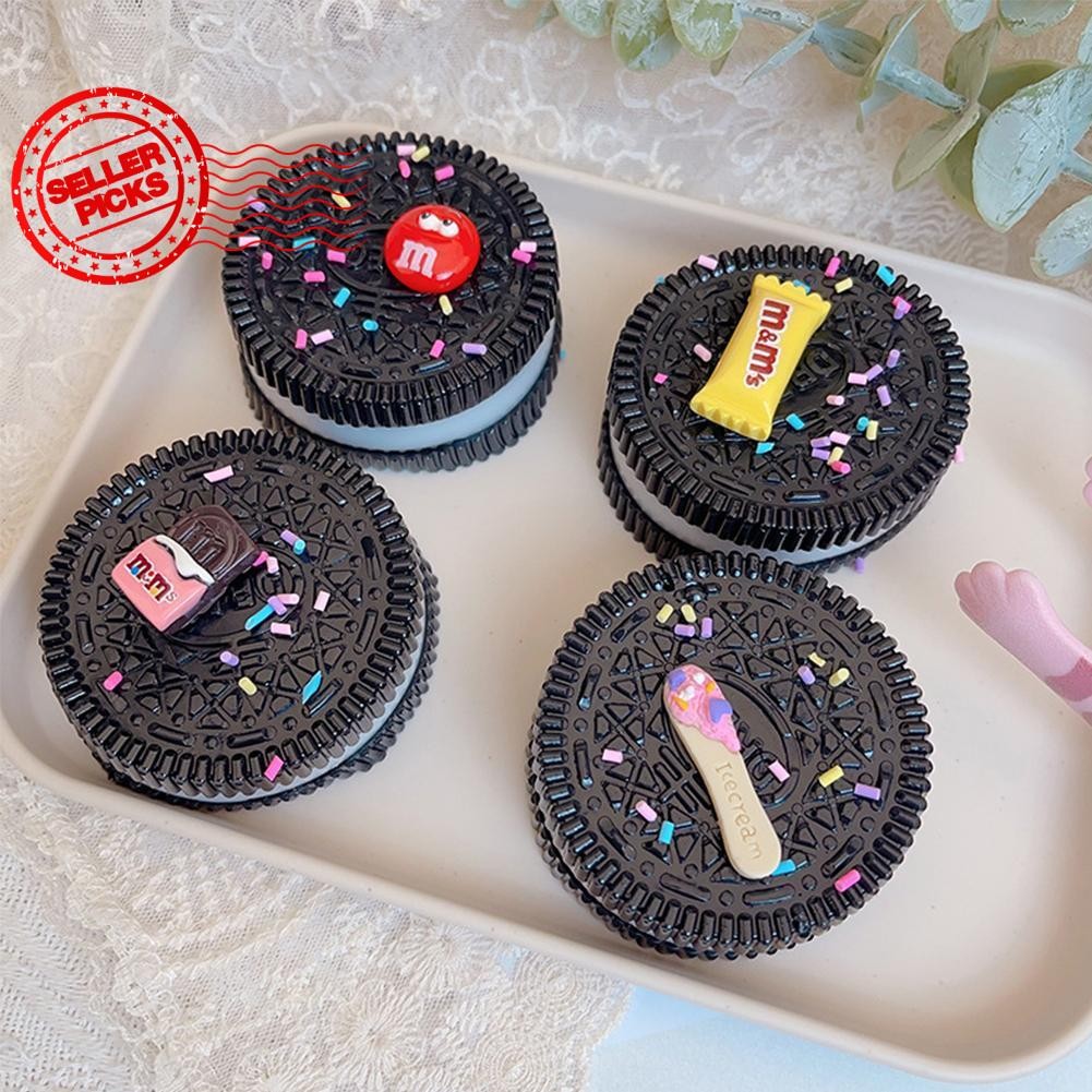 Large Oreo Squeeze Toy Silicone Material Simulation Relieve Sandwich ...
