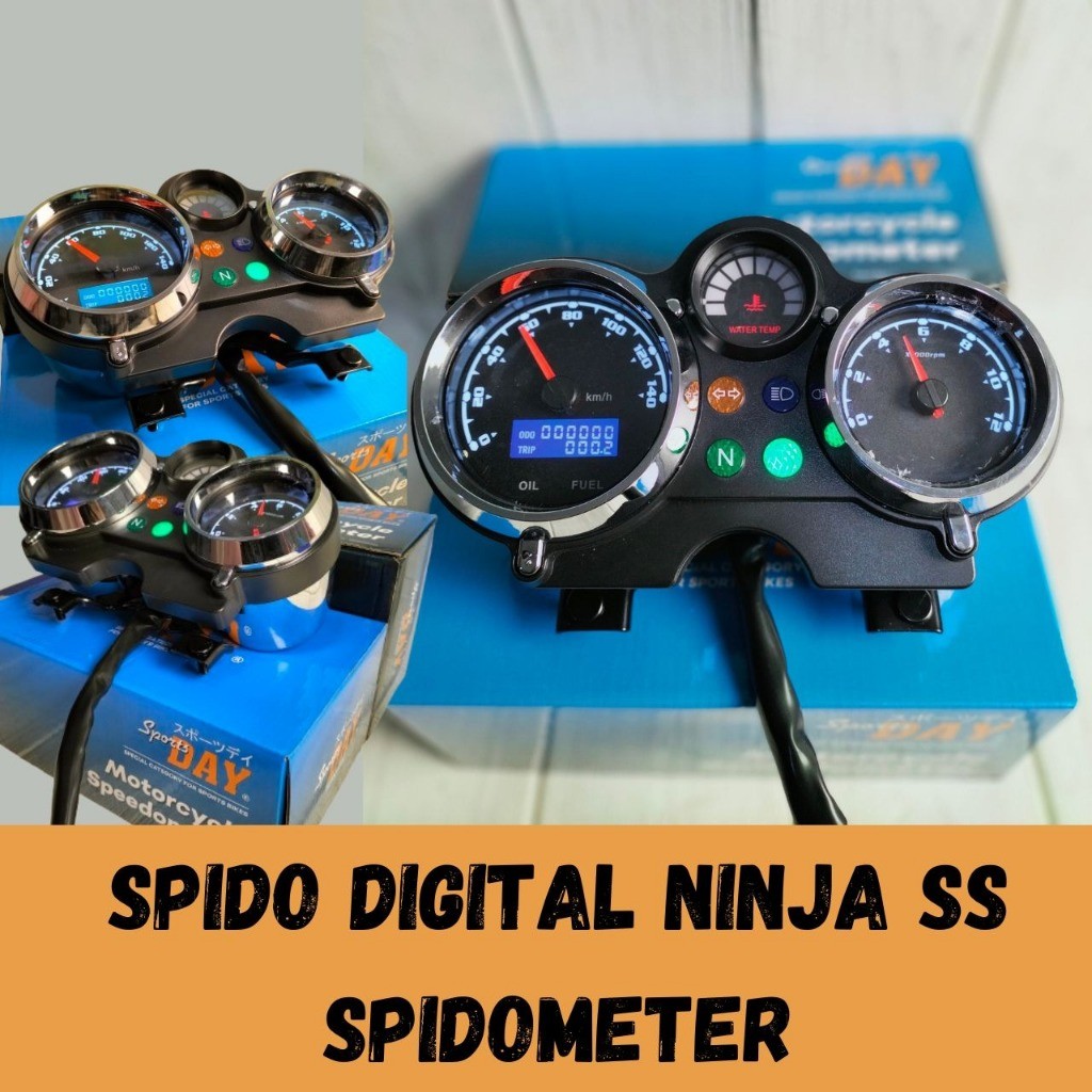 NINJA DIGITAL SPIDO SS NEEDLE SPEEDOMETER Ninja SS digital SportsDay ...