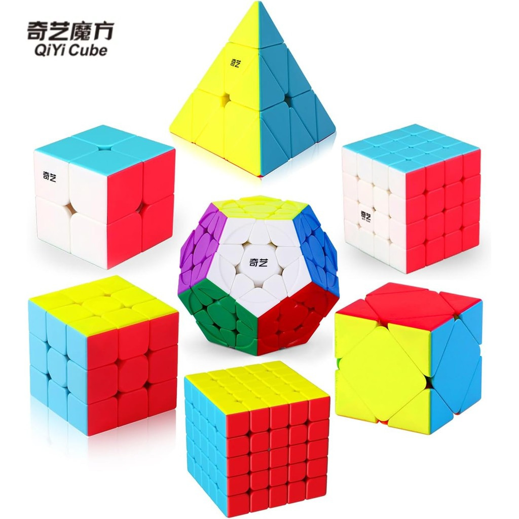 Qiyi Speed Cube 2x2 3x3 4x4 Magic Cube, Pyramid Cube, Megaminx Cube ...