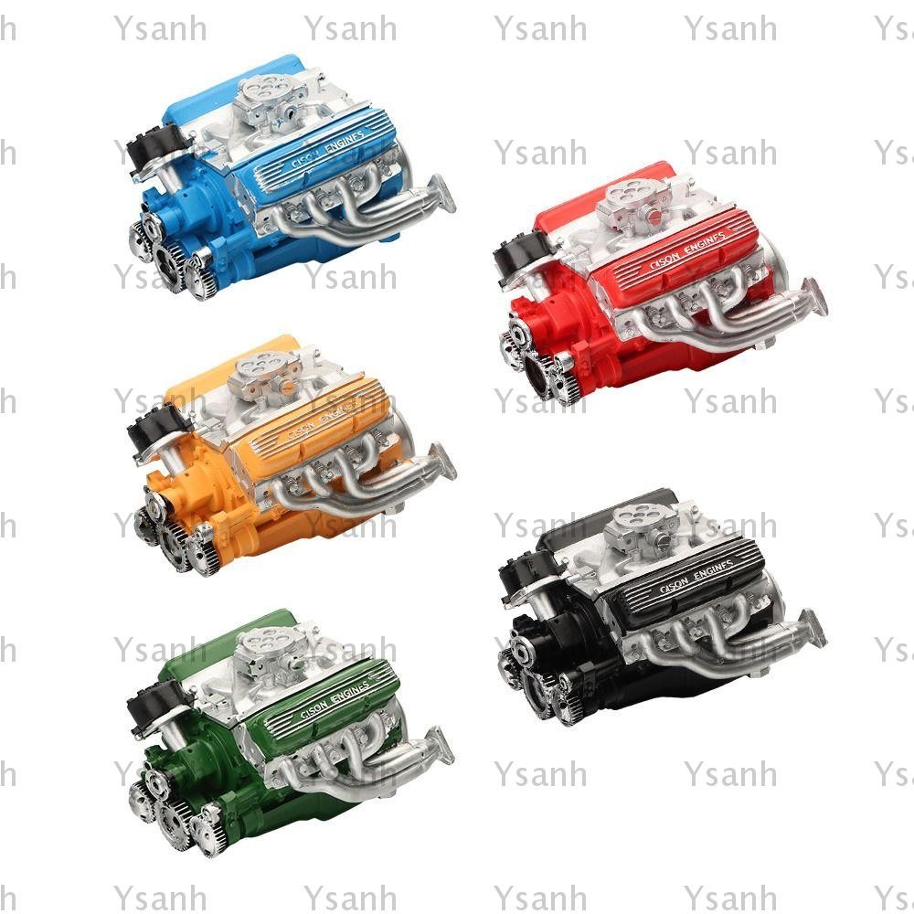 YSANH V8 Model Engine Kit, DIY Simulation V8 Car Engine Model ...