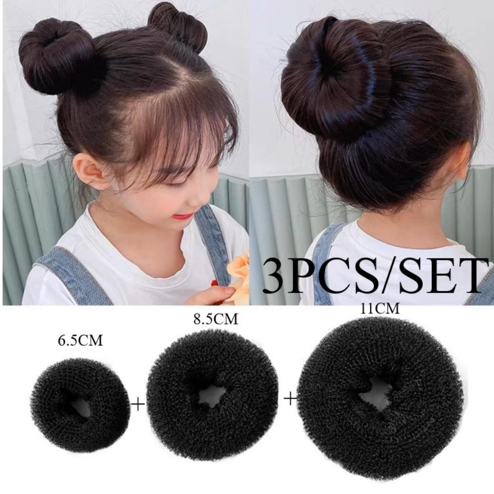 3pcs/Set Hair Donut Bun Hair design Bun Fashion Hair Styling Tool Head ...