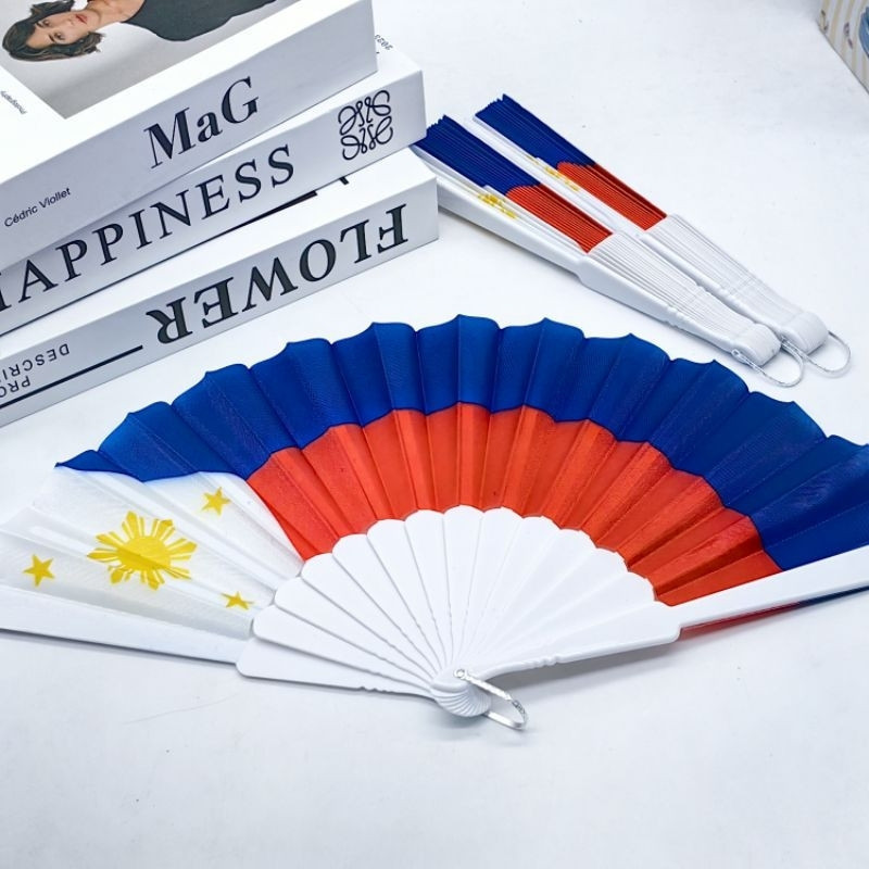 COD (SET OF 10PCS ) Philippines Flag Fan Abaniko Pamaypay Philippines ...