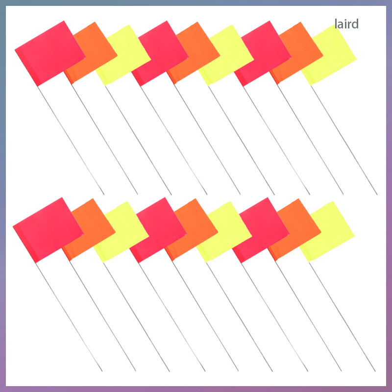 30pcs Yard Marker Flags: Ground Marking Irrigation Flags For Garden Lawn Landscape Sprinkler ...