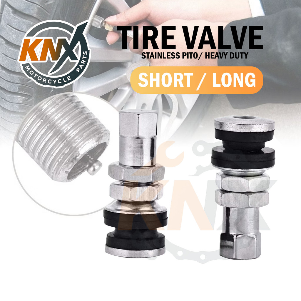Stainless Pito Tire Valve for Tubeless Tire Short And Long Heavy Duty ...