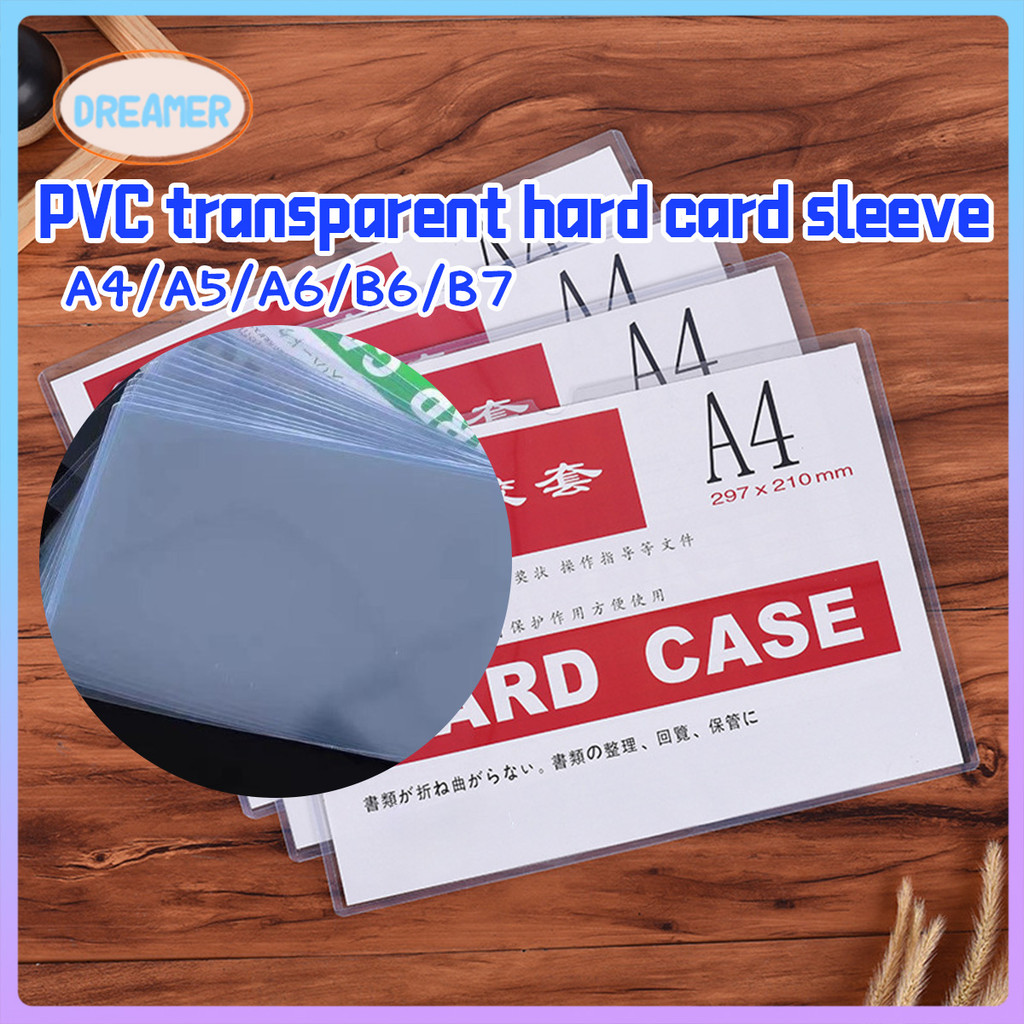 Clear Hard Card Case A4/A5 - Waterproof Plastic Protector For ...