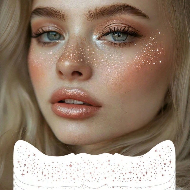 Glitter Freckles Face Tattoo Metallic Tattoos Temporary Flash Tattoos ...