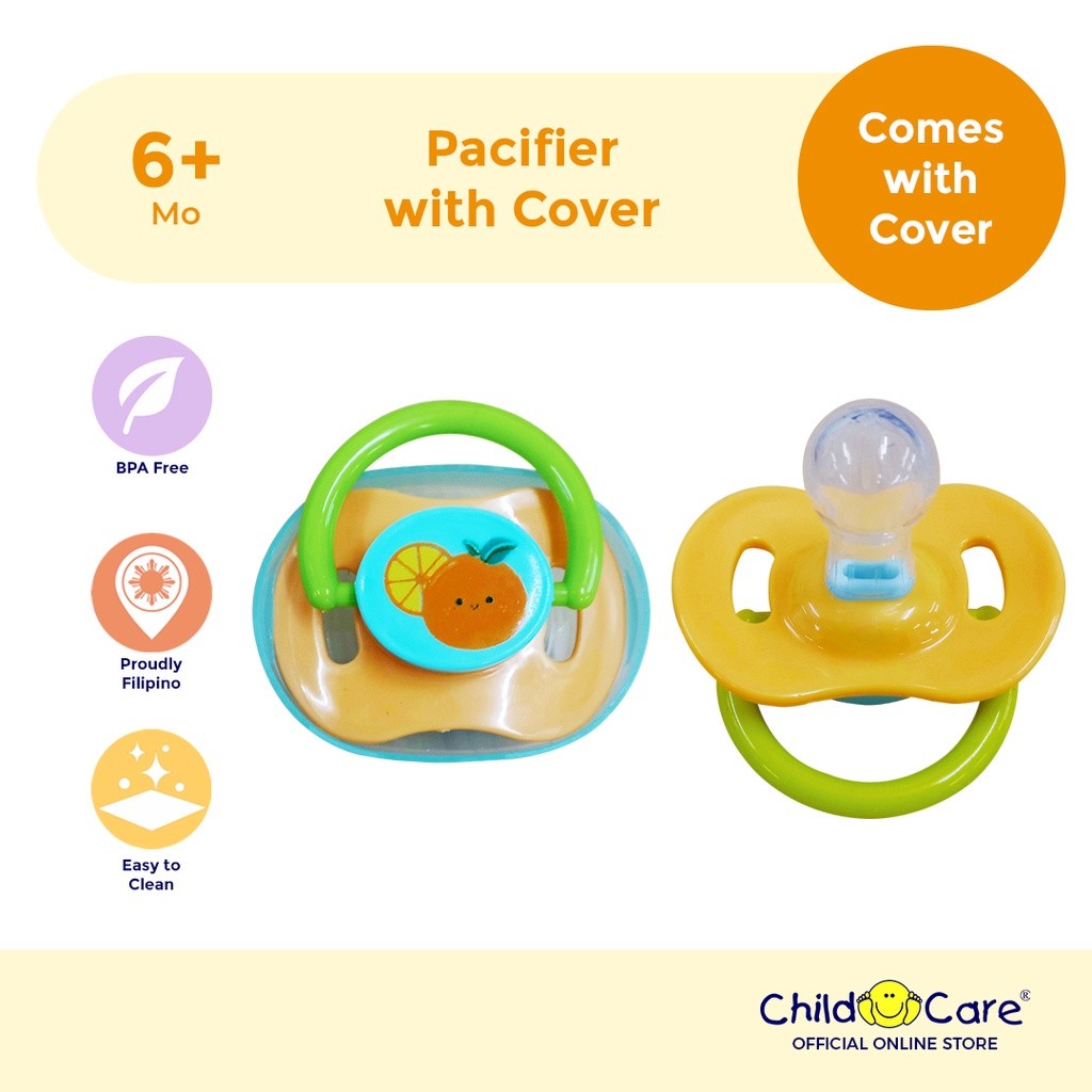 Child Care Infant Silicone Pacifier with Cover | Shopee Philippines