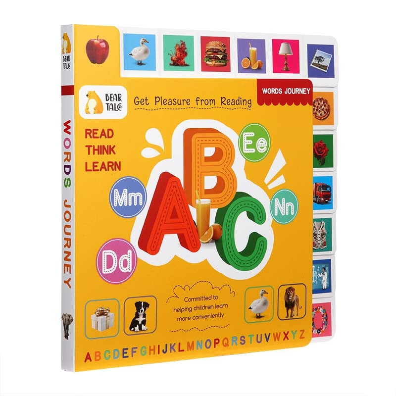 BEAR TALE ABC Words Journey Board Book for Toddlers Early Vocabulary ...