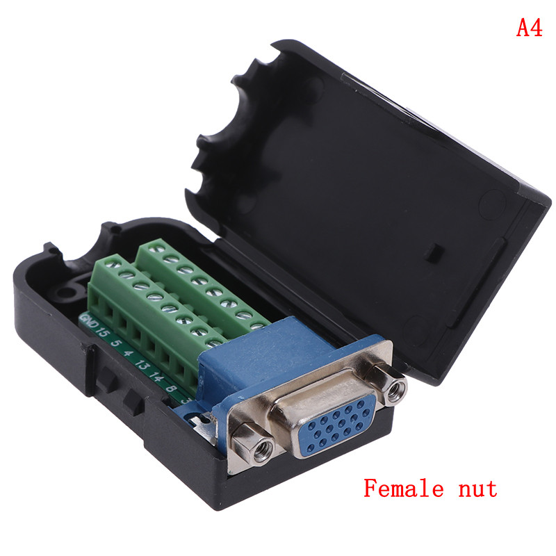 filly D-SUB DB15 VGA Male 3 Rows 15 Pin Plug Breakout Terminals ...
