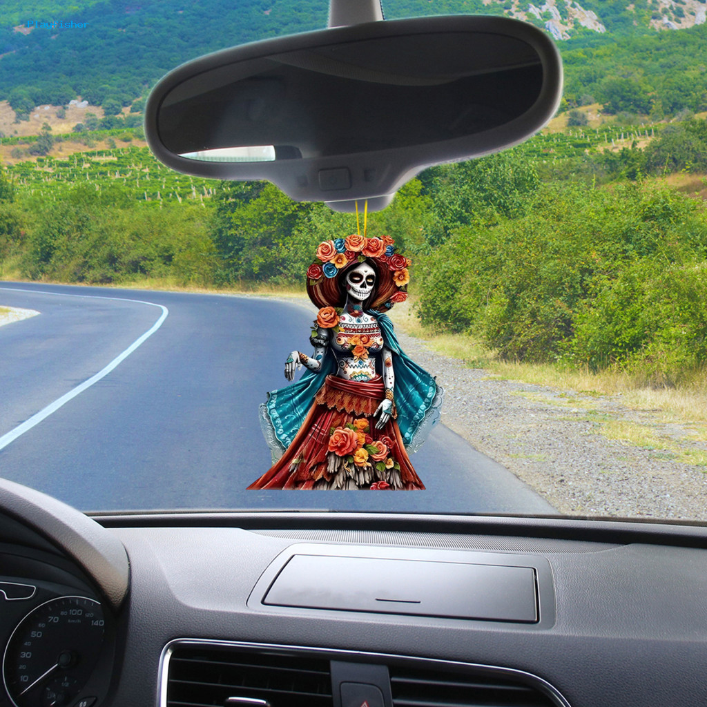 Halloween Decorations Gothic Car Ornaments Gothic Style Skeleton Bride ...