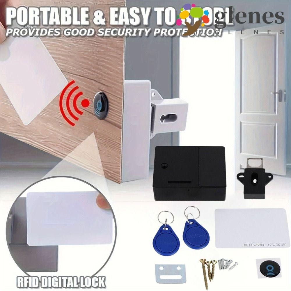 GLENES Electronic Drawer Locks, IC Card DIY Intelligent Electronic ...
