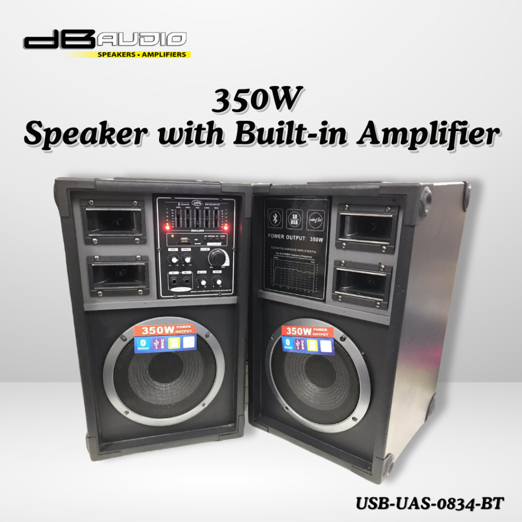 MEO DBaudio USB-UAS-0834-BT 350W Speaker with Built-in Equalizer ...