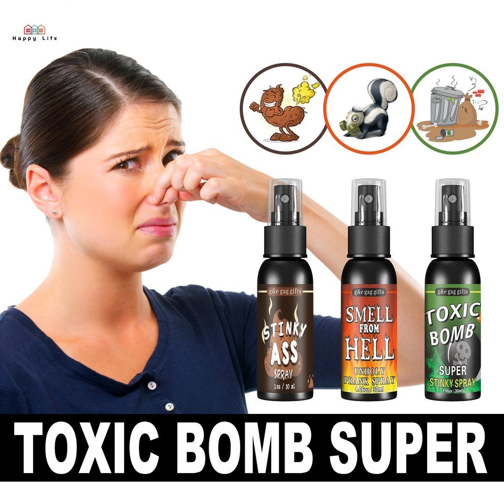 30ml Potent Ass Fart Spray Super Stinky Prank Spray Ass Toxic Bomb ...