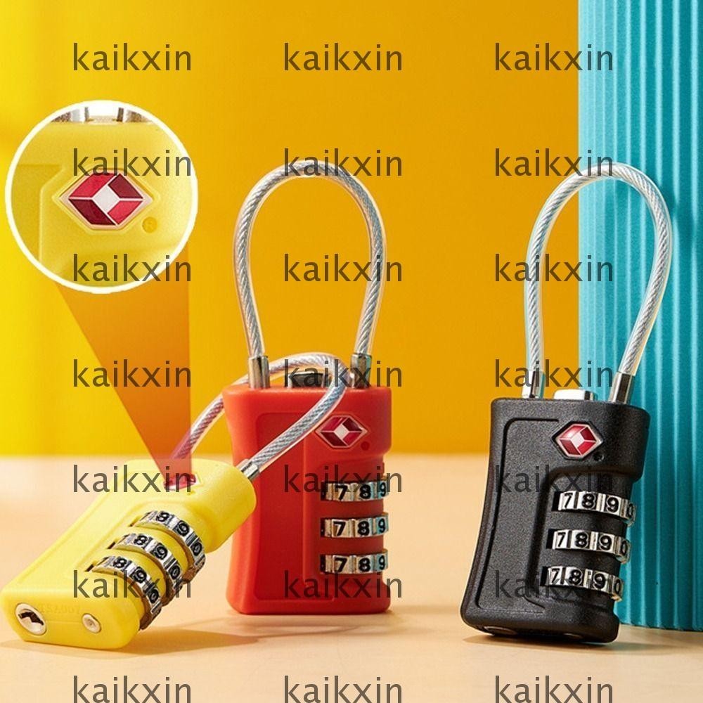 KAIKXIN 3 Digit Combination Lock, Anti-theft TSA Customs Password Lock ...