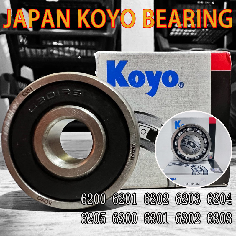 Koyo Bearings JAPAN All size 6204/6301/6303 | Shopee Philippines