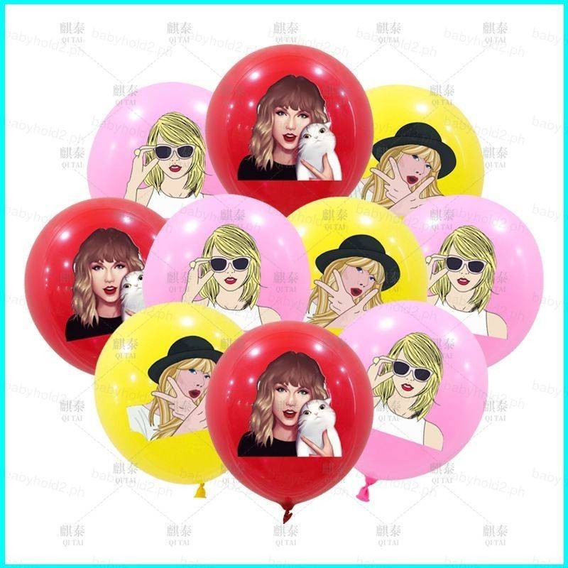 Jersey 18PCS/set Taylor Swift Theme 12 inch latex balloons birthday ...