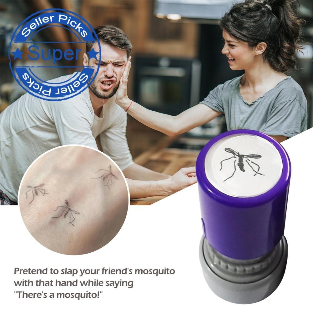 Self Ink Novelty Prank Toys Mosquito Stamp Toy Stamp For Kids Dead ...