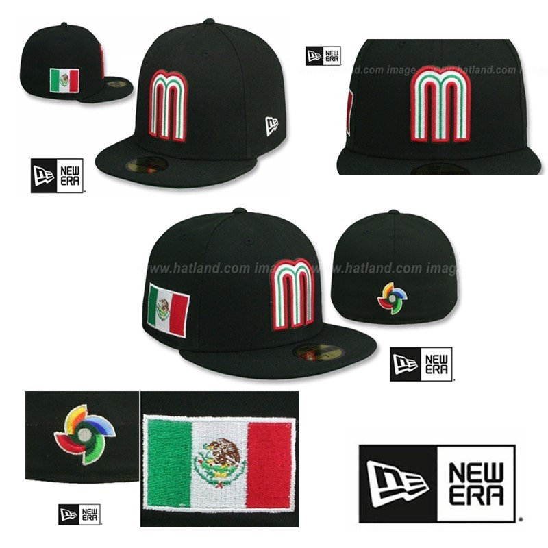 Mexico National Team Fully Enclosed Versatile Casual Hat 59FITY Men's ...