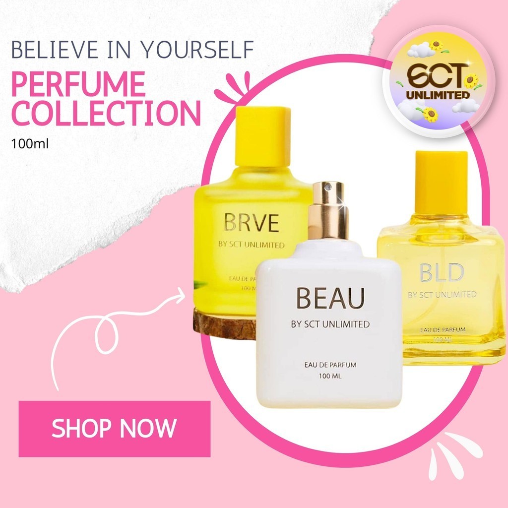 SCT Unlimited Believe in Yourself Perfume Collection 100ml | Shopee ...