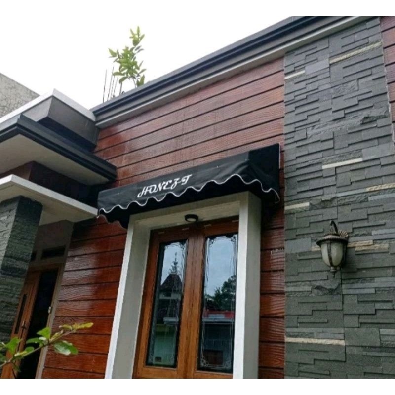 Custom canopy awning fabric, size and shape, D300 polyester material ...