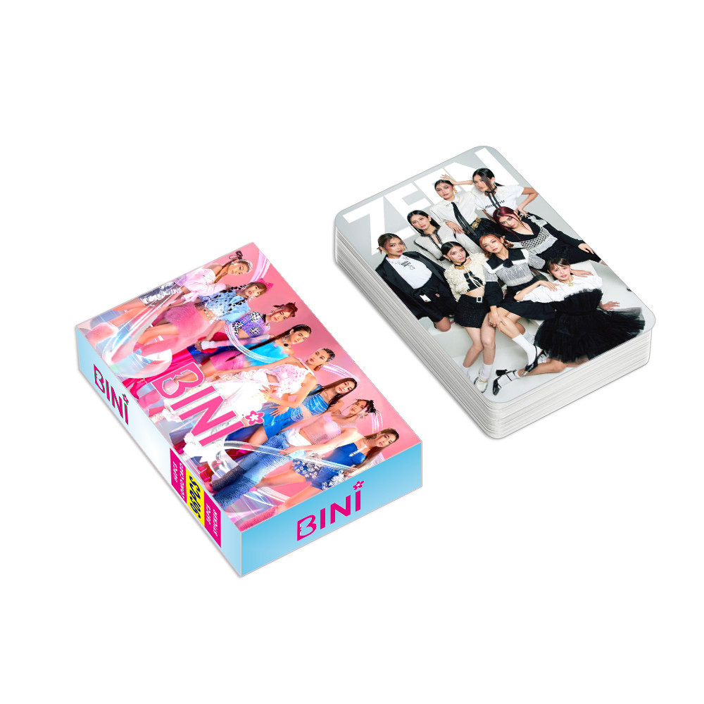 10-96pcs BINI Photocards biniverse Laser Hologram Lomo Cards Aiah Colet ...
