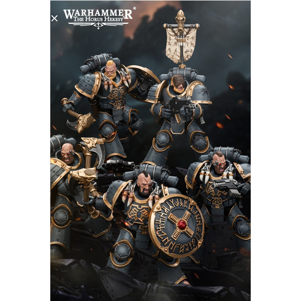 Space Wolves Grey Slayer Pack - Warhammer "The Horus Heresy" Action ...