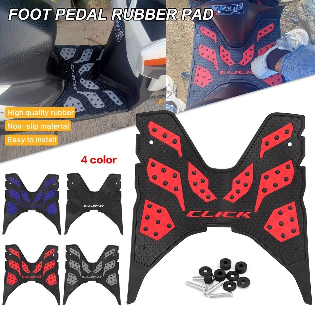 Top1 Motors Rubber Matting Footboard With Bolts And Nuts For Mio Fazzio ...