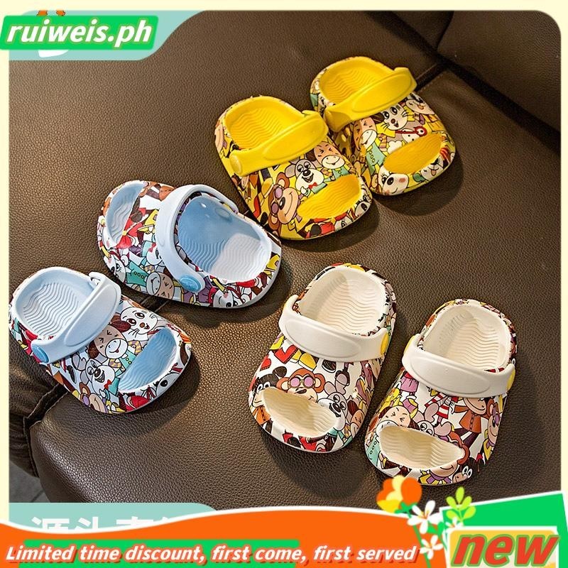 Children's Non-slip Soft Sole Printed Cartoon summer slipper for kids ...